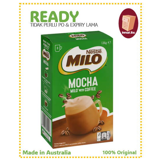 Jual Nestlé Coffee Sachets Mocha Milo With Coffee 8 packs - Milo Coffee ...