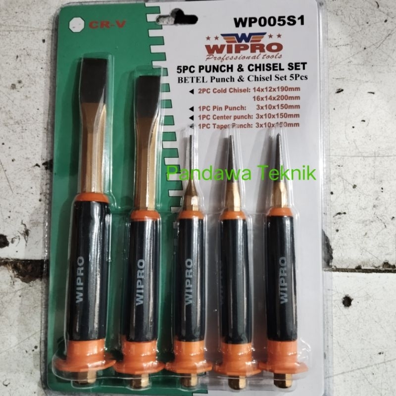 Jual betel pahat punch chisel set wipro WP005S1 | Shopee Indonesia