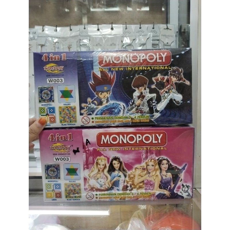 Jual Mainan monopoli. MONOPOLY 5in1 | Shopee Indonesia