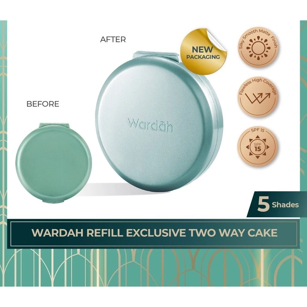 Jual WARDAH Exclusive Two Way Cake Refill 12g | Shopee Indonesia