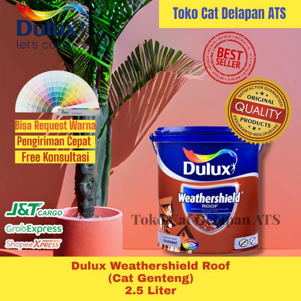 Jual Cat Atap Dulux Weathershiled Roof 2.5 Liter - Cat tahan lama dan ...