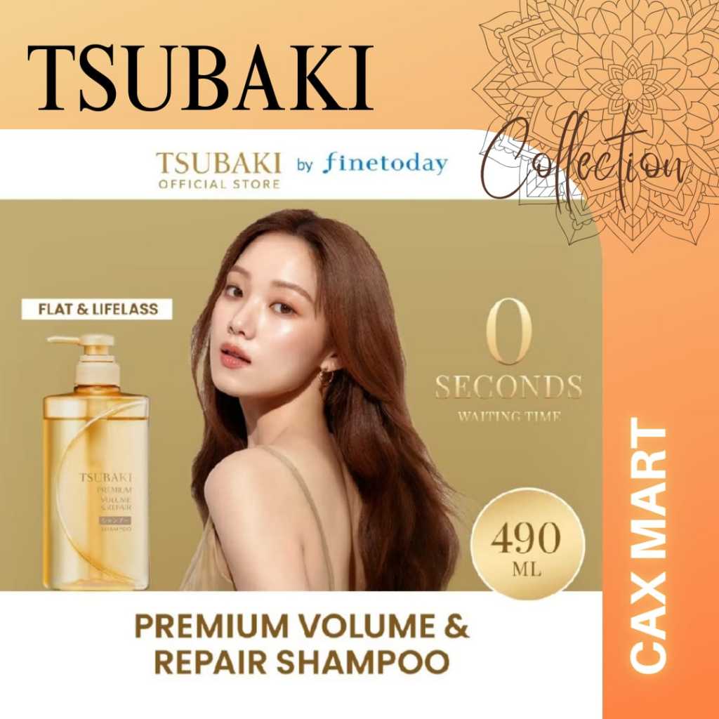 Jual TSUBAKI Premium Volume & Repair Shampoo 490ml | Shopee Indonesia