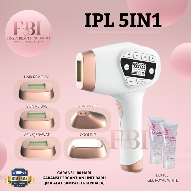 Jual InDkk [READY STOCK] Alat IPL Hair Removal 5in1 Alat laser penghilang bulu Dengan 999,999 ...