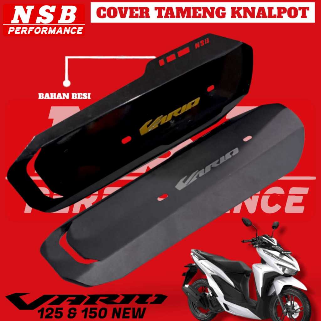 Jual COVER TAMENG KNALPOT TUTUP KNALPOT HONDA VARIO 125/150 NSB BAHAN ...