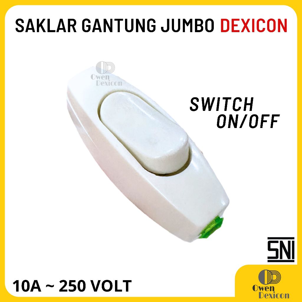 Jual SAKLAR GANTUNG JUMBO DEXICON SAKLAR ON OFF CETEKAN SKAKEL SAKLAR ...