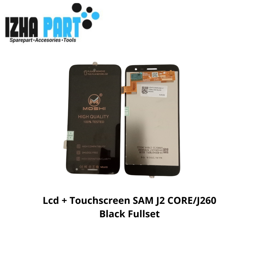 Jual Lcd + Touchscreen SAM J2 CORE/J260 Black Fullset | Shopee Indonesia