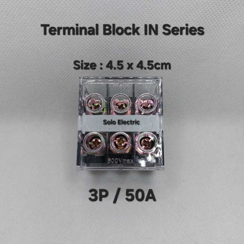 Jual Terminal blok Din Rail 50A Terminal Connector Kabel | Shopee Indonesia