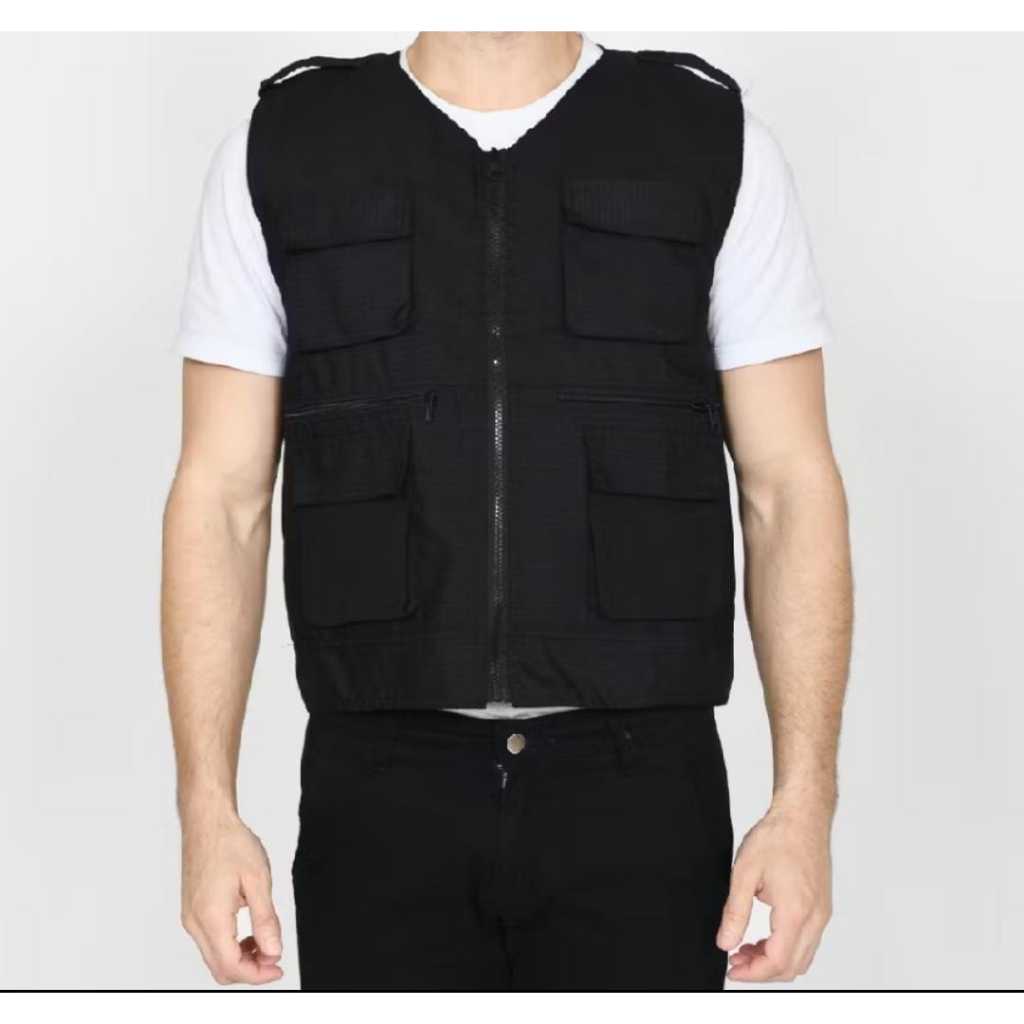 Jual Rompi Vest Pria Tactical Cargo Style Rompi Kerja Lapangan Bahan ...