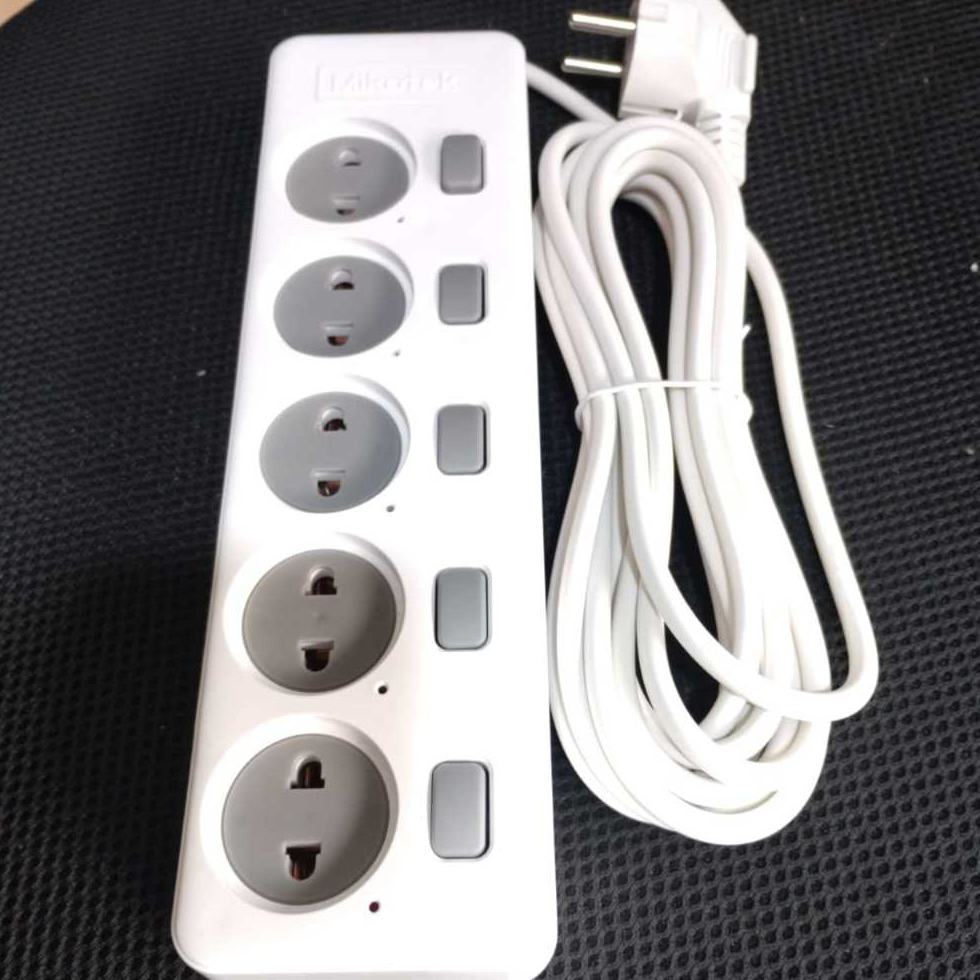 Jual Stop Kontak Kabel Switch Terminal Listrik 5 Lubang 5 Meter SNI ...