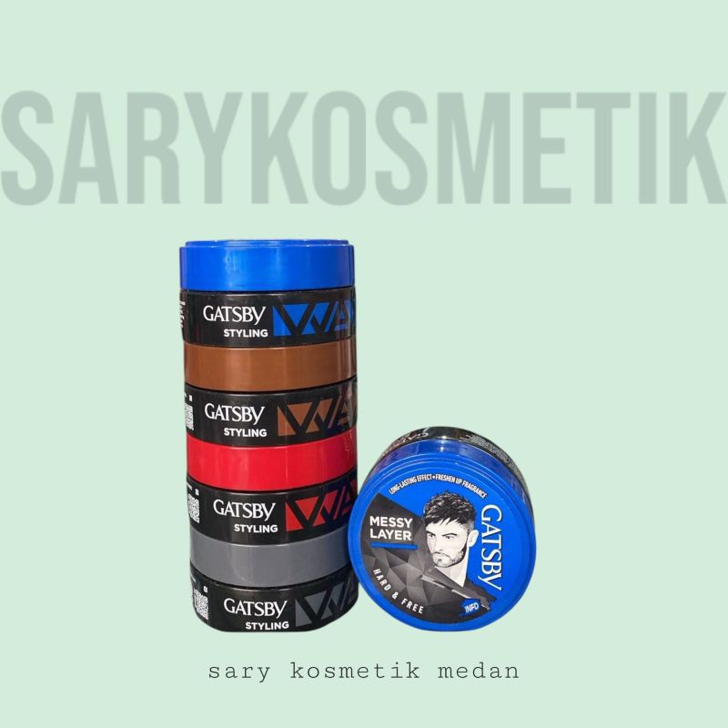 Jual GATSBY WAX STYLING MINYAK RAMBUT PIRA 25 GR - WAXING RAMBUT PRIA ...