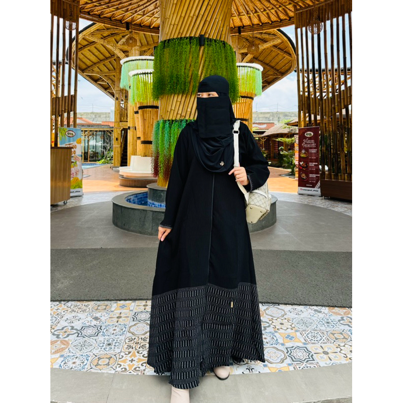Jual abaya amara by alhayat/abaya khas saudi lokal temboro | Shopee ...