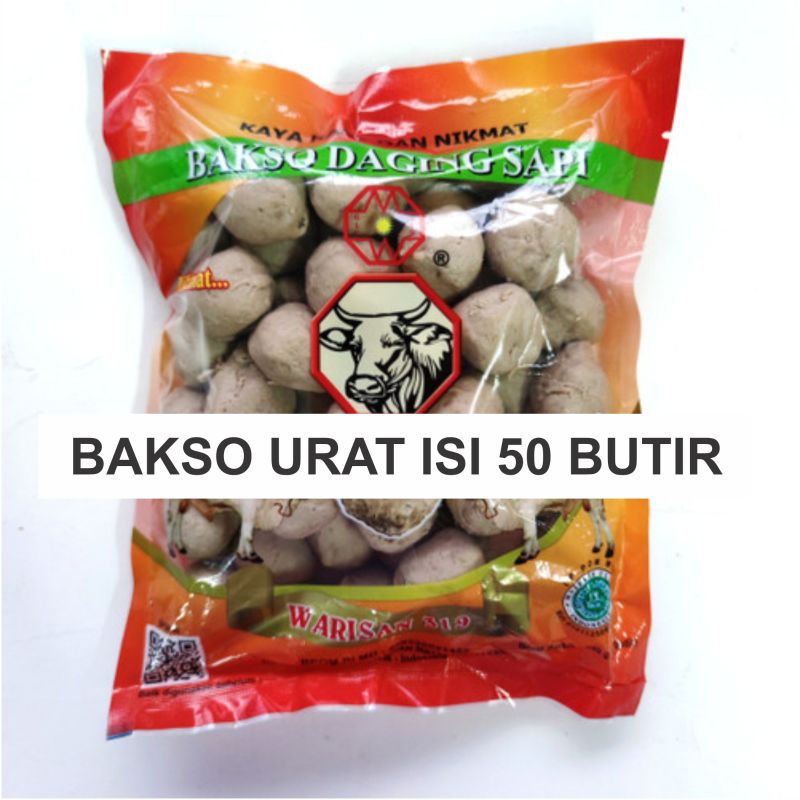 Jual Bakso Sapi Warisan Varian Isi 50 Butir Frozen Food Baso Daging ...