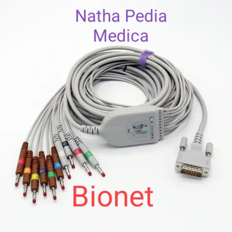 Jual Kabel ECG Cabel EKG Bionet / Mindray / Schiller / Edan / Elitech / GE / Fukuda Denshi ...