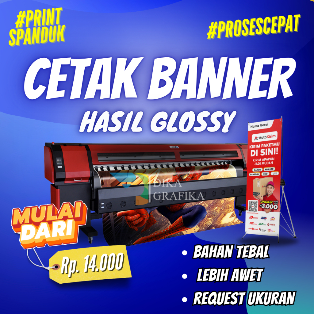Jual (FREE DESAIN) Cetak Spanduk Cetak Banner MMT Custom Terlaris Termurah Proses Cepat | Shopee ...