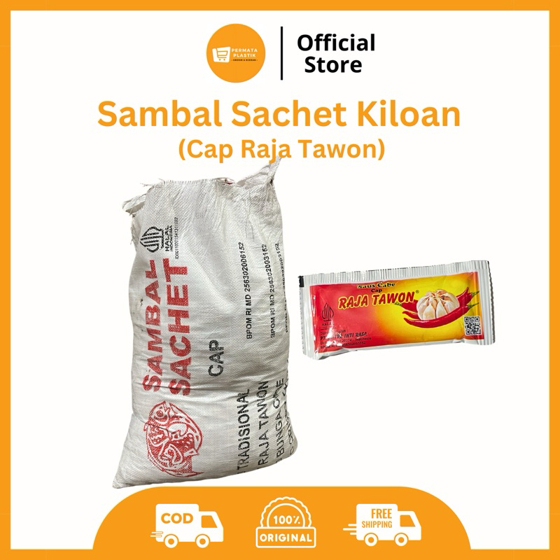 Jual Saos Sachet Enak Cap Raja Tawon Saus Tradisional Kiloan | Shopee ...