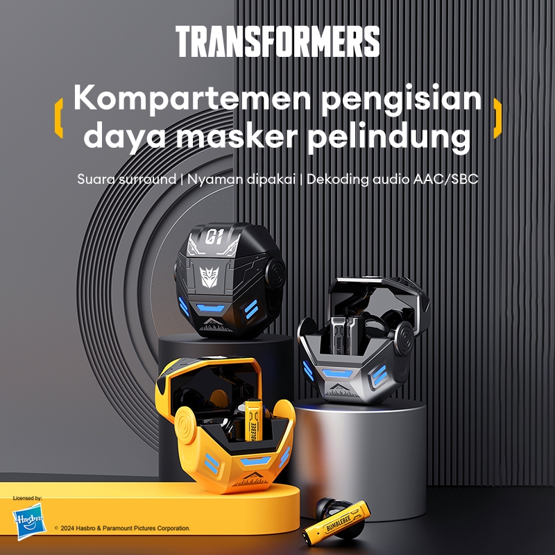 Jual Monster x Transformers TF-T36 Earphone Bluetooth 5.4 TWS Noise ...