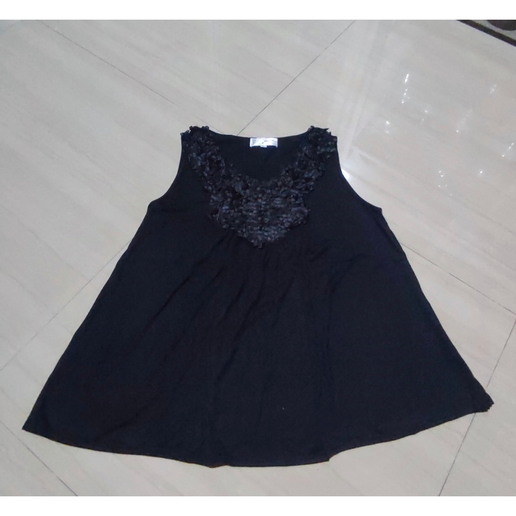Jual [PRELOVED DEWASA] atasan hitam GAUDI | Shopee Indonesia