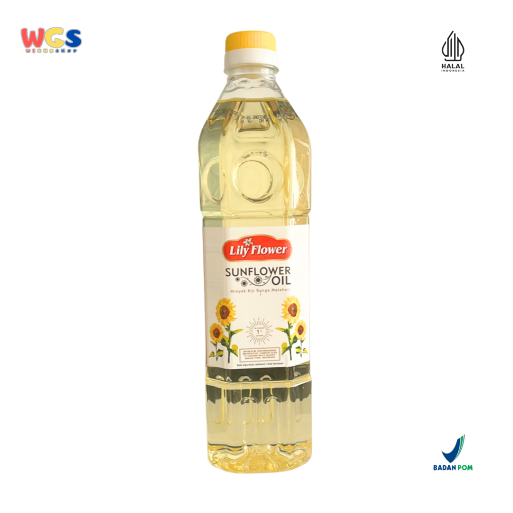 Jual Lily Flower Sunflower Cooking Oil 1L - Minyak Biji Bunga Matahari ...