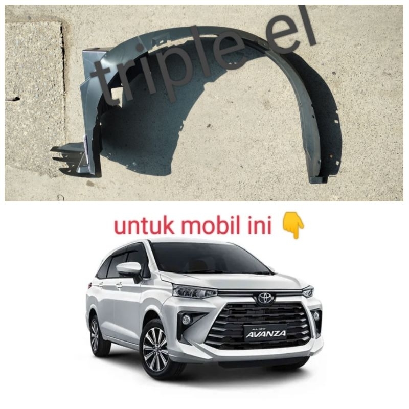 Jual LINNER LINER FENDER SPAKBOR SLEBOR PLASTIK AVANZA XENIA VELOZ 2022 ...
