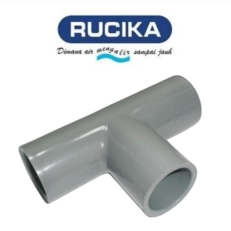 Jual Tee rucika 3/4” / sambungan pipa PVC rucika 3/4” AW | Shopee Indonesia