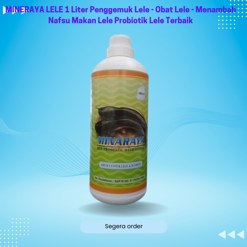 Jual MINERAYA LELE 1 Liter Penggemuk Lele - Obat Lele - Menambah Nafsu ...