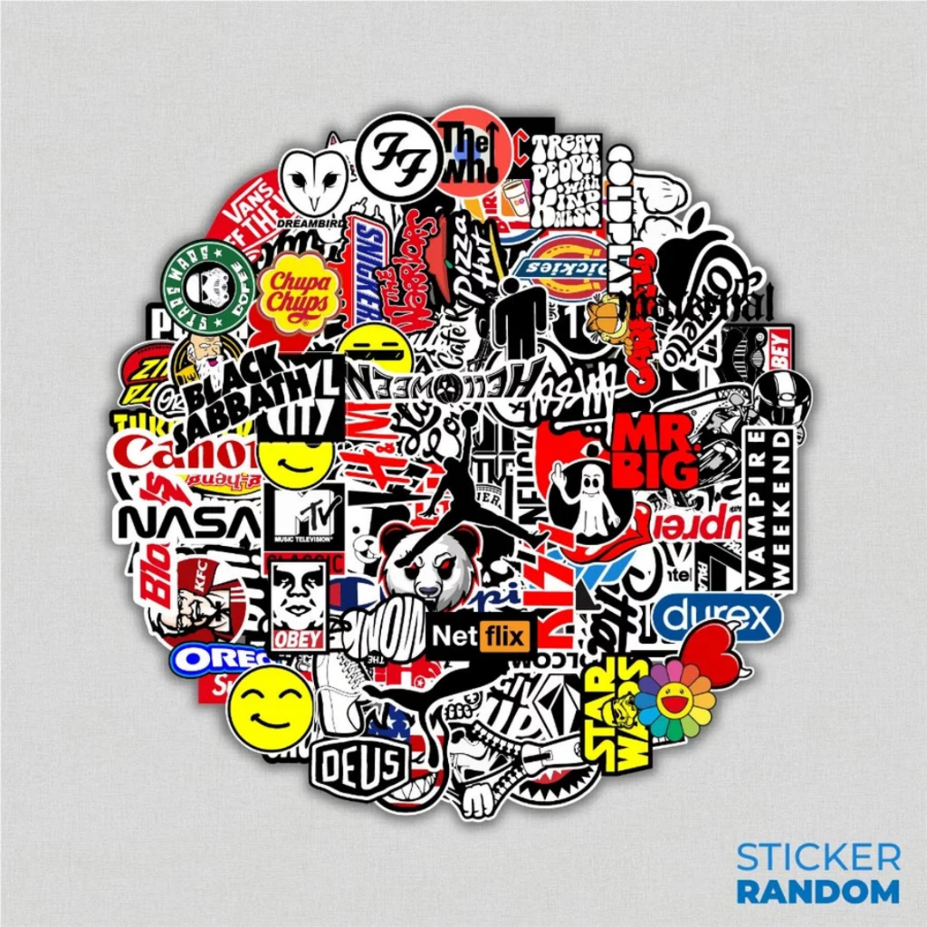 Jual STICKER AESTHETIC ISI STICKER RANDOM STICKER APPAREL STICKER BAND ...