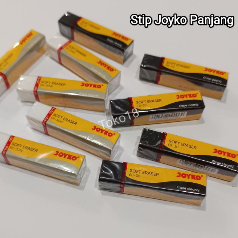 Jual 5 Pcs Hapusan Joyko Panjang Dan Pendek / Penghapus Pensil Joyko ...