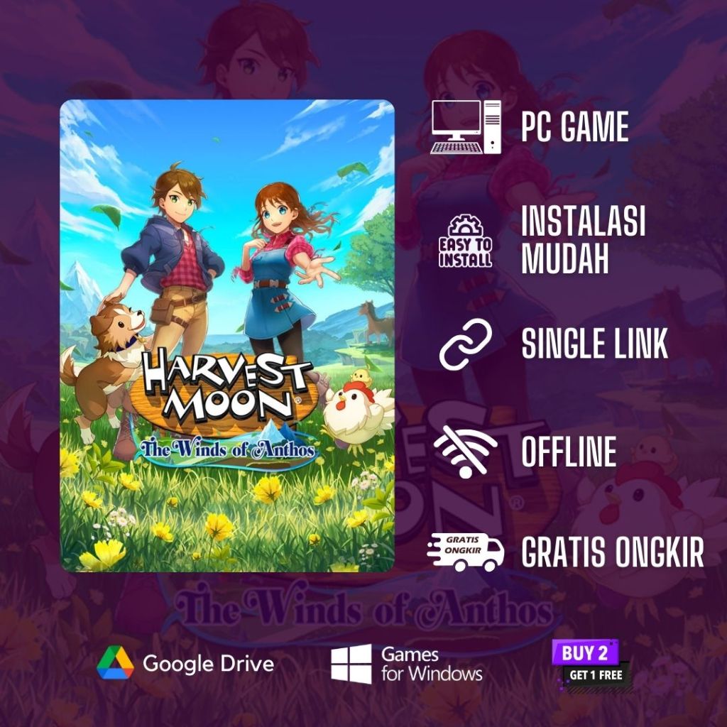 Jual Harvest Moon The Wind of Anthos - Game PC - Link Download Game PC Laptop | Shopee Indonesia