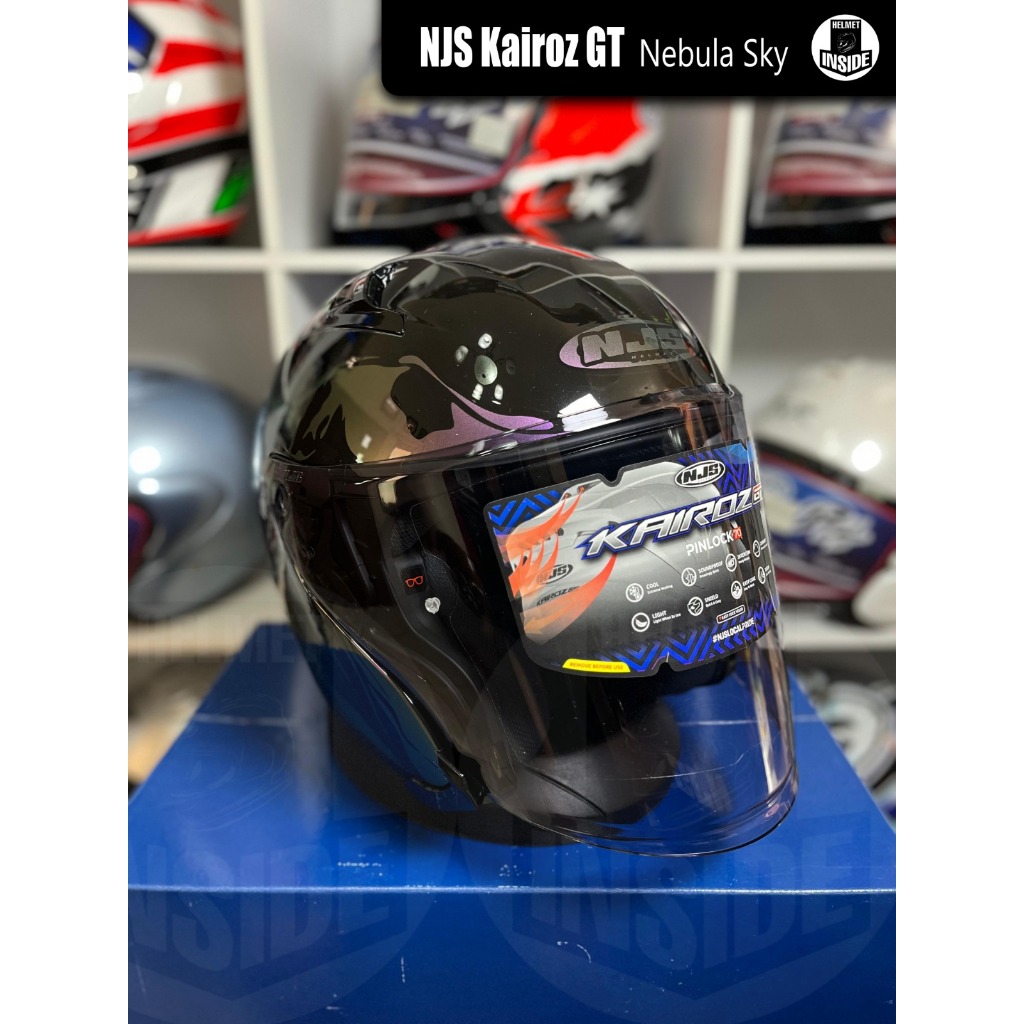 Jual Helm NJS Kairoz GT NBL (Free Spoiler) | Shopee Indonesia