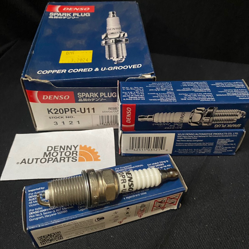 Jual Busi Plug K20PR-U AVANZA/XENIA/BRIO/LANCER Original Toyota / Denso ...