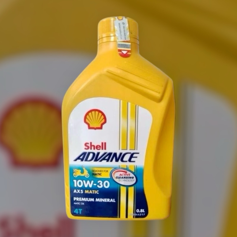Jual OLI MESIN SHELL AX5 MATIC 10W-30 800ML | Shopee Indonesia