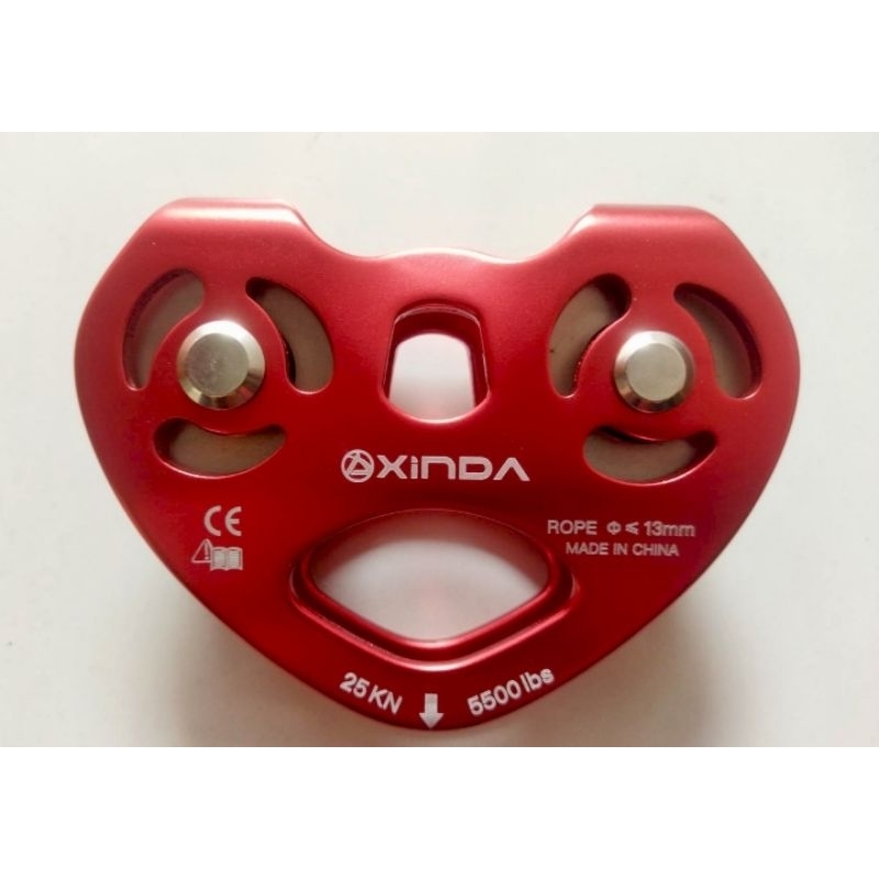 Jual Xinda Pulley Tandem, for Climbing, Rescue, Rope Access, Flying Fox ...