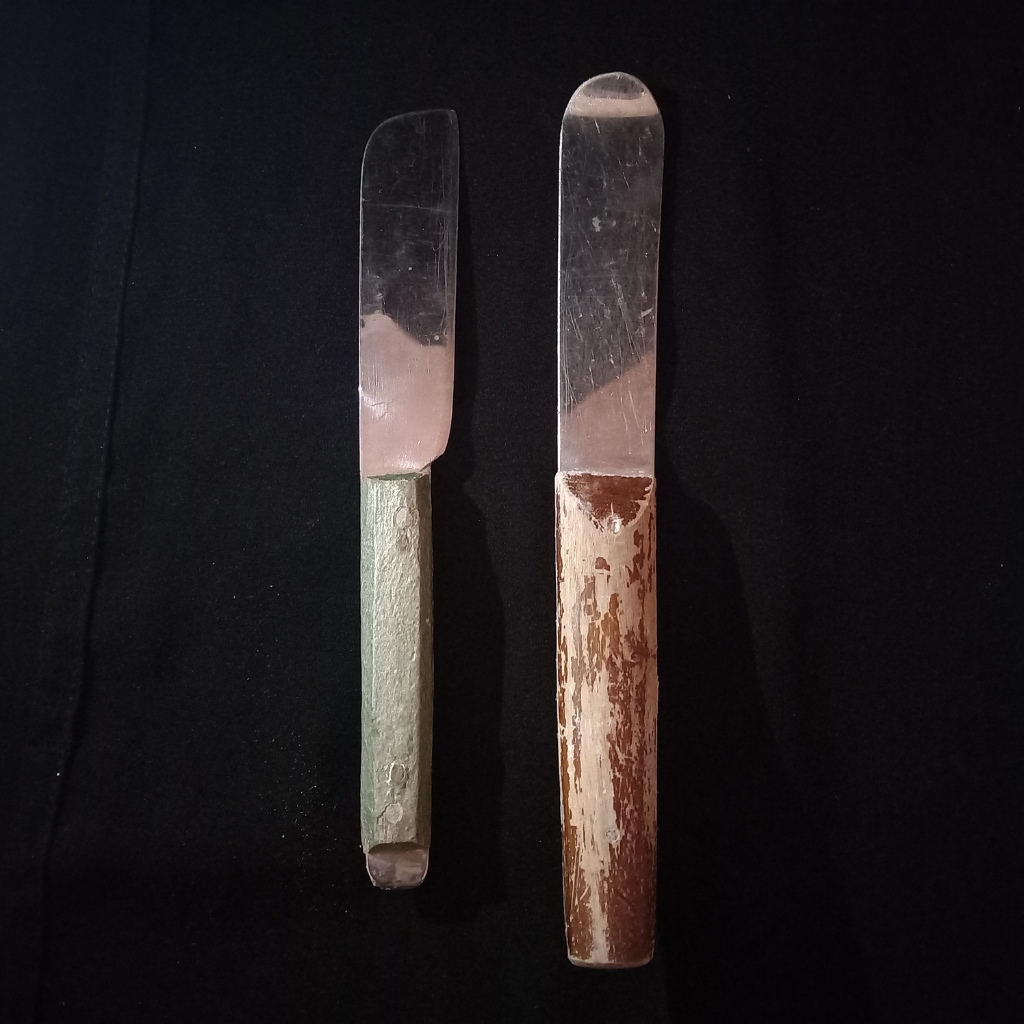 Jual dental pisau gips plaster knife DAN dental spatula gipsum kayu ...