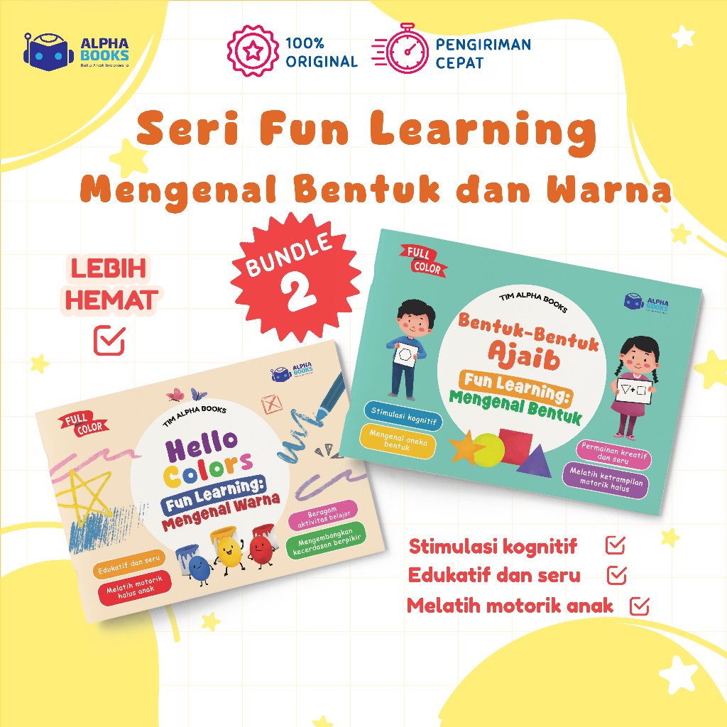 Jual (Paket 2 Buku) Seri Fun Learning - Buku Edukasi Anak Mengenal ...