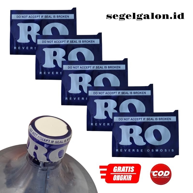Jual Segel Galon RO Biru Dongker / Navy Isi 200 Pcs | Shopee Indonesia