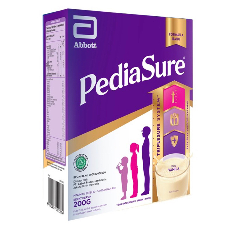 Jual PEDIASURE - TRIPLESURE SUSU FORMULA PERTUMBUHAN ANAK 1-10 TAHUN | Shopee Indonesia