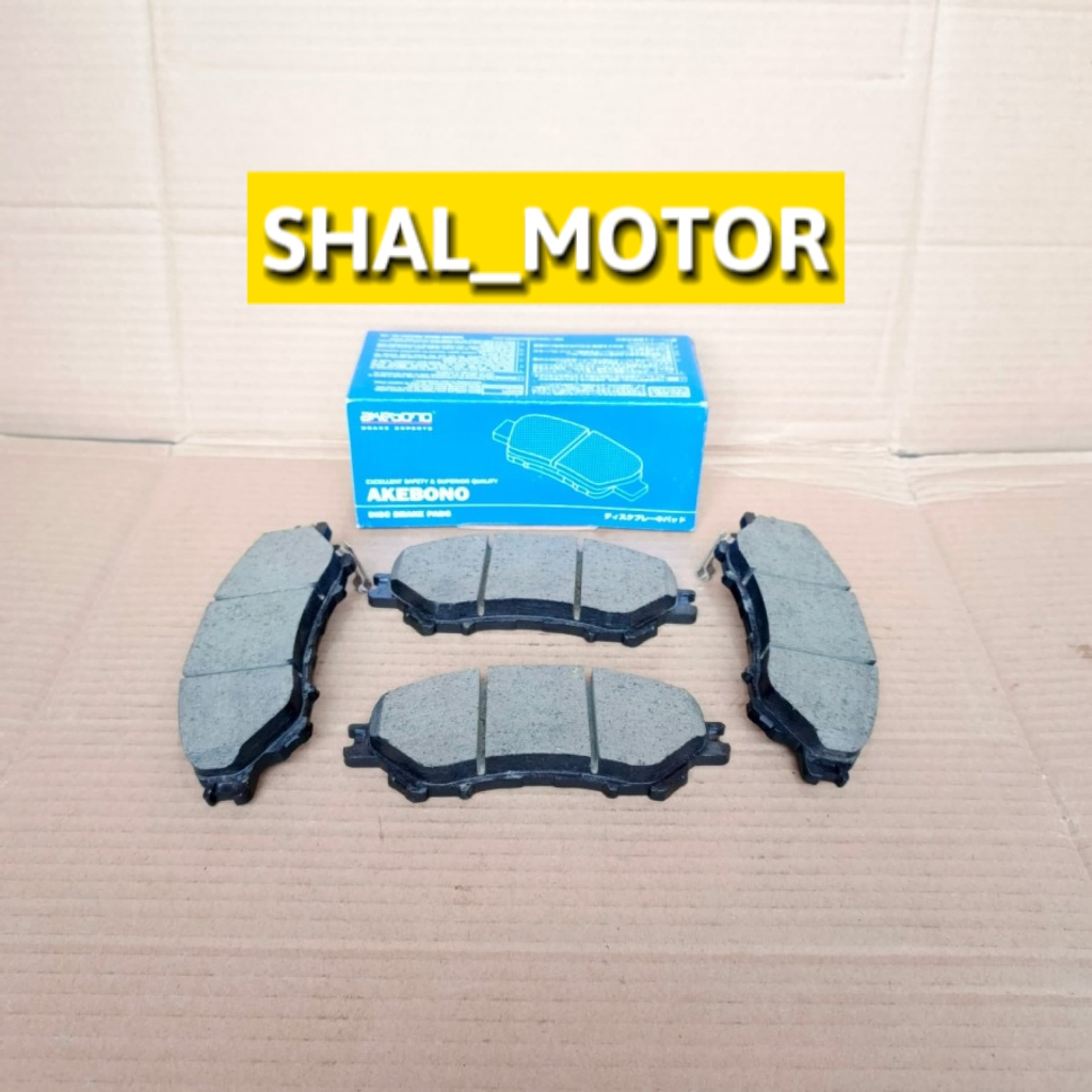 Jual Kampas rem depan brake pad Nissan Livina L12 2019 Up Mitsubishi Expander merk Akebono ...