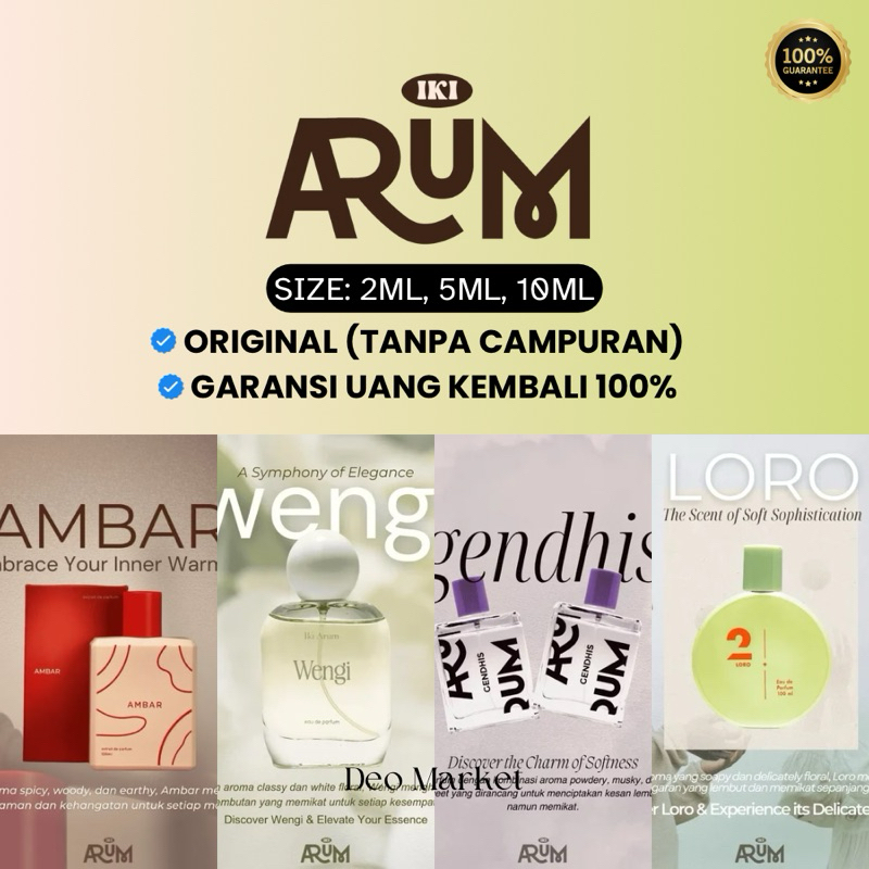 Jual Decant Parfum Iki Arum Original - Share In Jar Travel Size ...