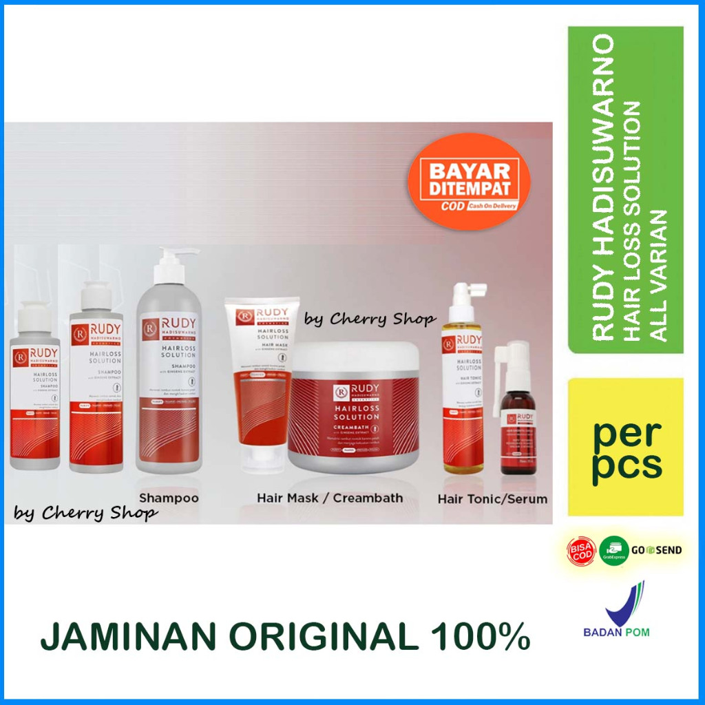 Jual Rudy Hadisuwarno Hairloss Solution Atasi Rambut Rontok Shampoo ...