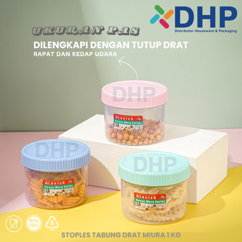 Jual [ALX] Toples Drat 1 KG (D=13 cm) Miura 1kg Bulat Kue Kering Lebaran Natal Imlek Tutup Putar ...