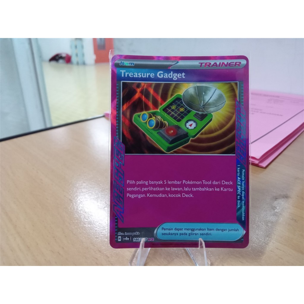 Jual KARTU POKEMON TRAINER ACE TREASURE GADGET | Shopee Indonesia