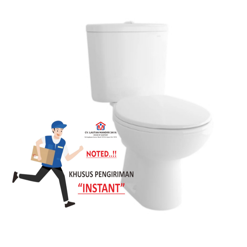 Jual KURIR INSTANT Kloset Duduk TOTO CW53J / SW53JP + TCD-01R komplit ...