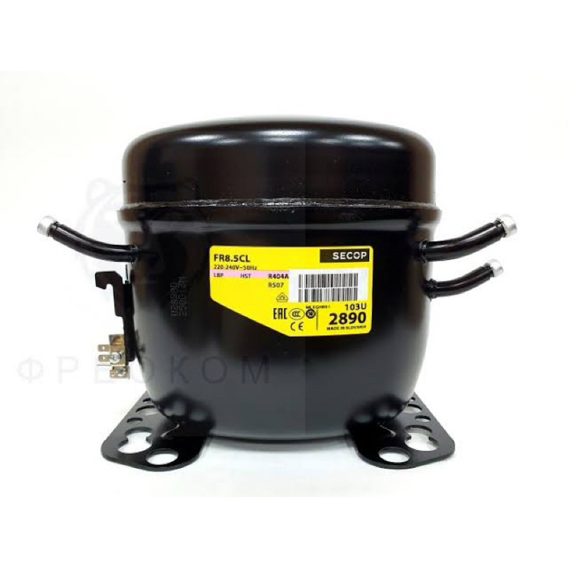 Jual KOMPRESOR SECOP FR8.5CL | KOMPRESOR FREEZER/KULKAS 1/4PK R404 ...