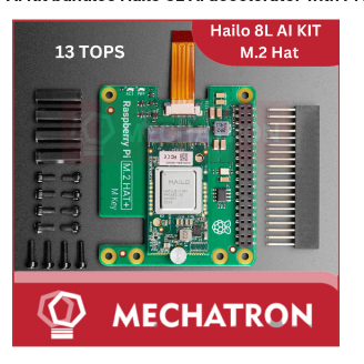 Jual Raspberry Pi 5 AI Kit bundles Hailo 8L AI accelerator with Pi M.2 HAT 13 TOPS | Shopee ...