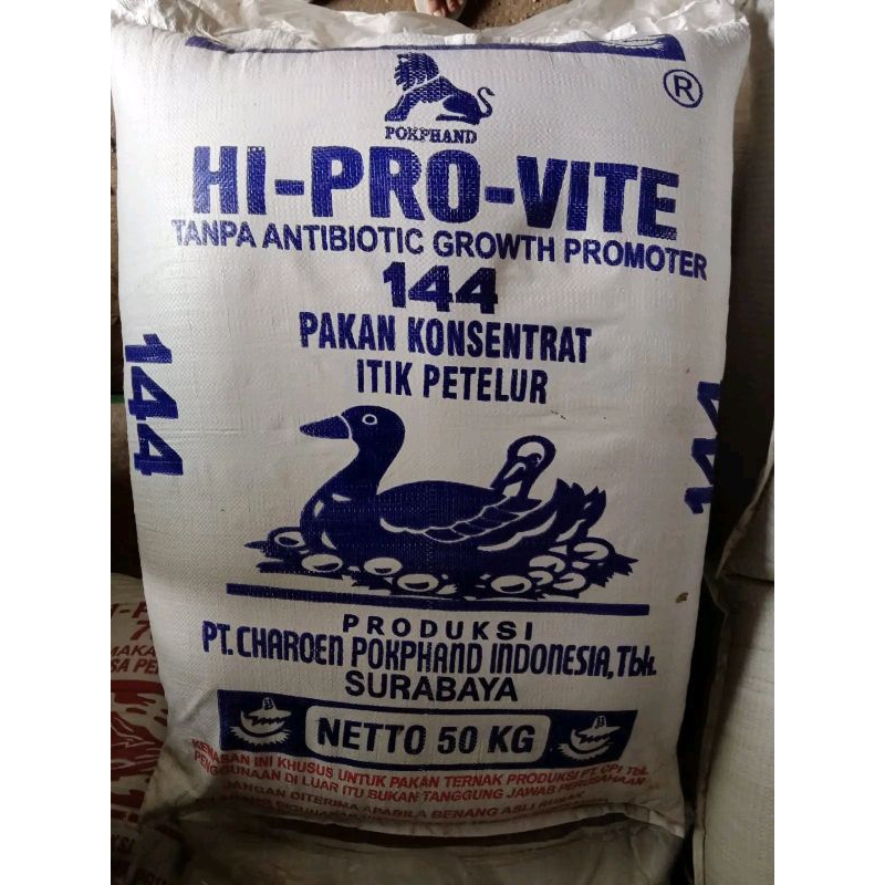 Jual Hi pro Vite 144 konsentrat itik petelur pakan bebek Entok petelur ...
