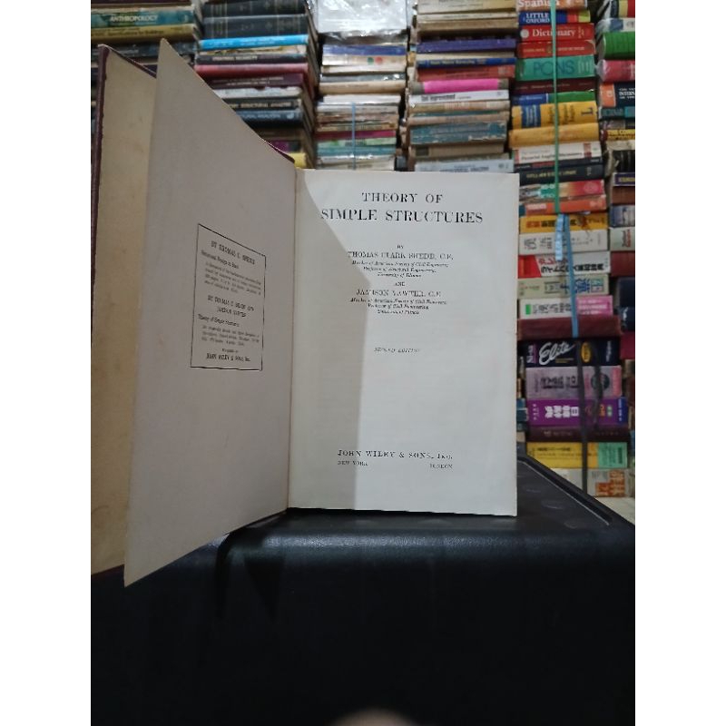 Jual theory of simple structures second edition - thomas clark shedd ...