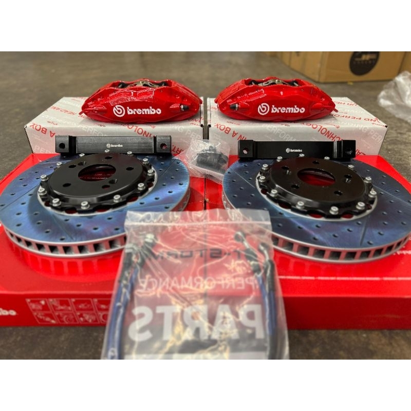 Jual big brake kit bbk brembo f50 rotor 330mm pnp civic fd, civic turbo ...