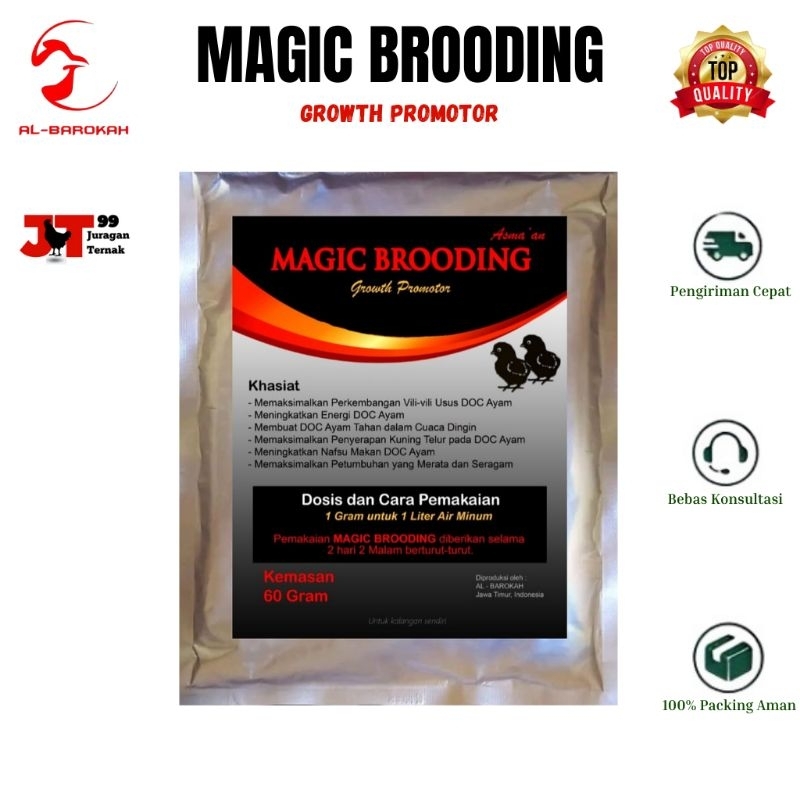 Jual MAGIC BROODING - SUPLEMEN BROODING - SUPLEMEN, VITAMIN, OBAT AYAM ...