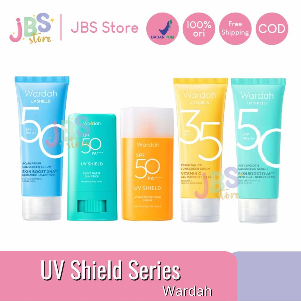 Jual [JBS STORE] Wardah Uv Shield Essential Sunscreen Gel Spf 35 Pa ...