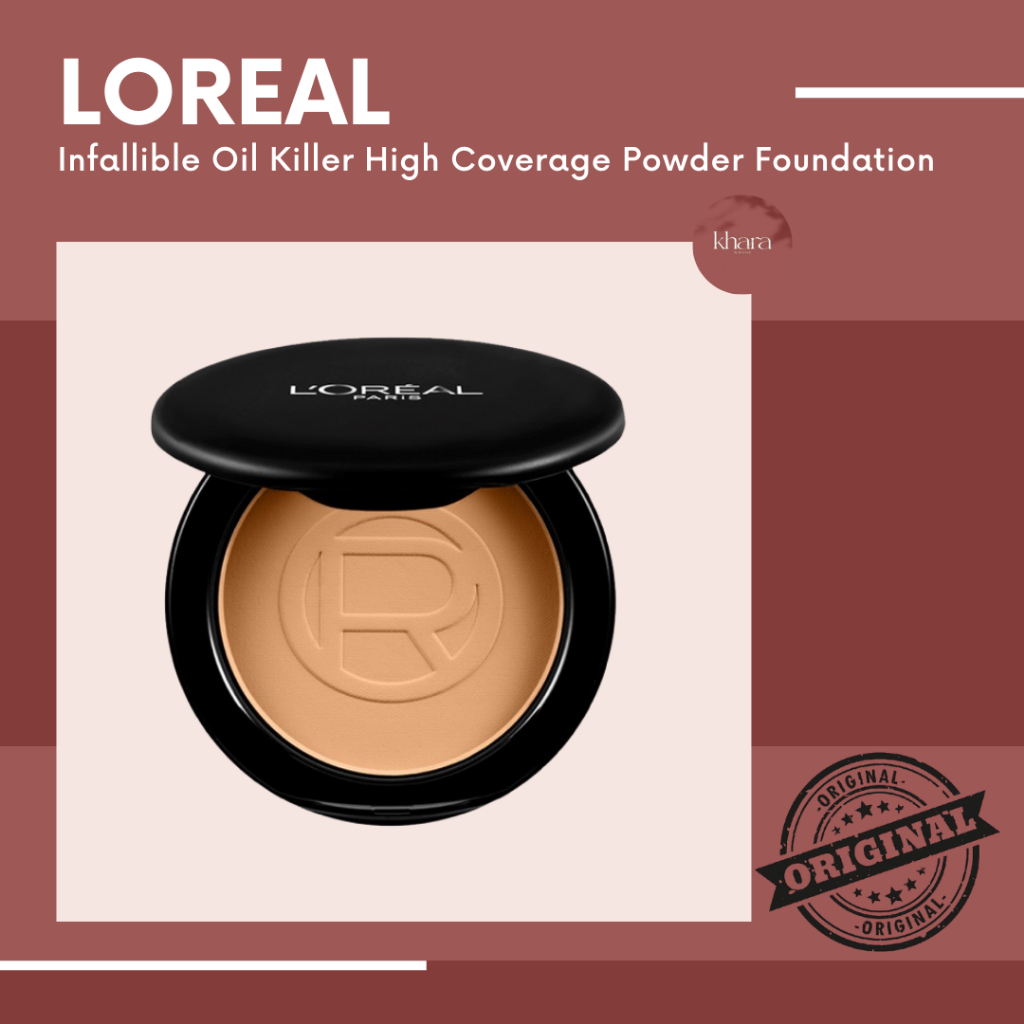 Jual L’Oreal Paris Bedak LOre Infallible Oil Killer High Coverage ...